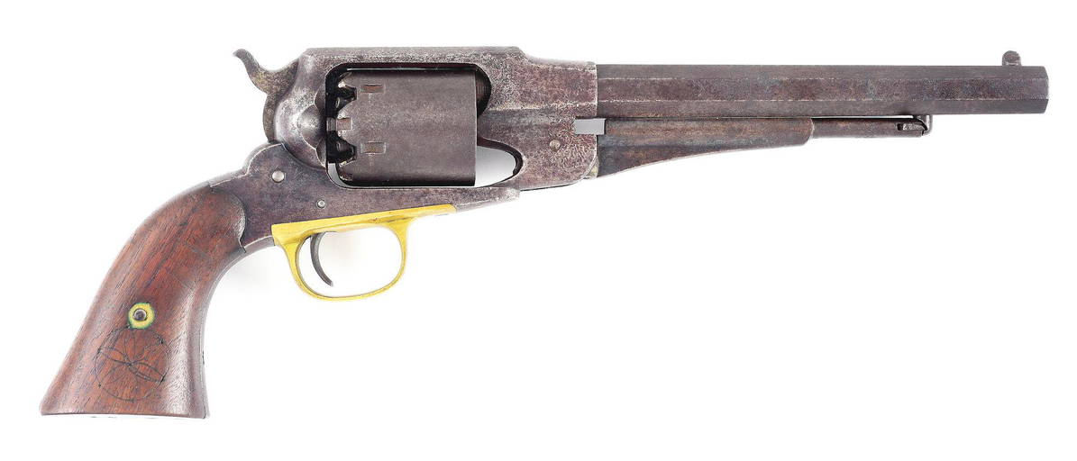 (A) REMINGTON NEW MODEL REVOLVER OF CAPTAIN JOHN WILLIAMS, CONFEDERATE ...