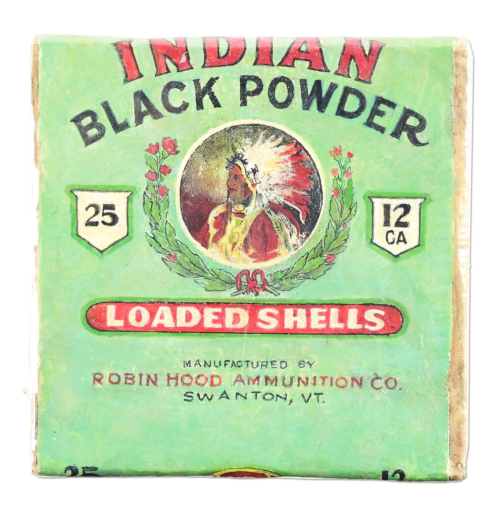 VINTAGE ROBIN HOOD "INDIAN" BLACK POWDER SHOT SHELL BOX. - Nov 16, 2022 ...