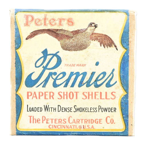 FULL PETERS "PREMIER" PAPER SHOT SHELL BOX. - Nov 16, 2022 | Dan Morphy ...