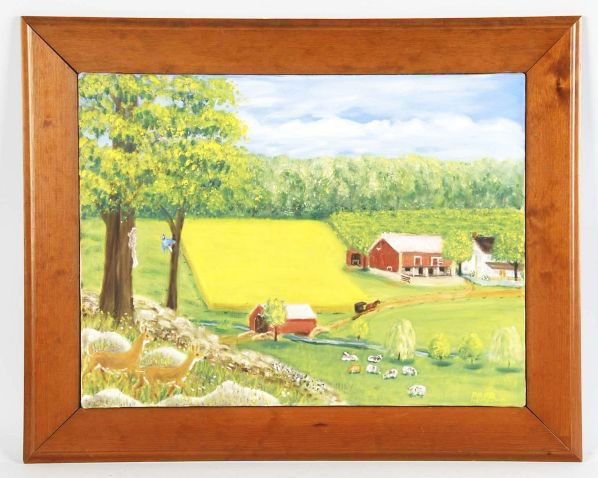 Oil On Canvas By Papa Horning.