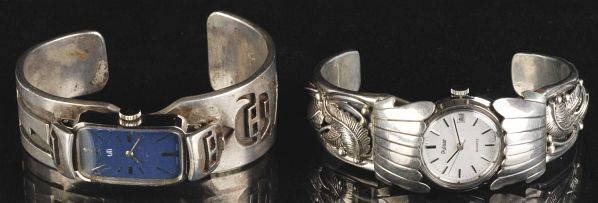 Lot Of 2: Native American Indian Ladies' Watches.