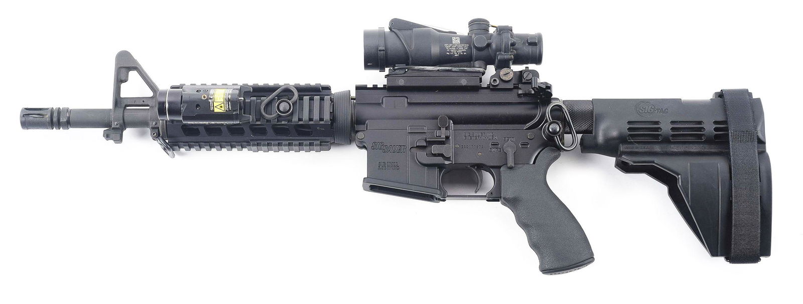 (m) Sig Sauer Sig M400 Semi Automatic Pistol With Trijicon 4x32 Acog Optic.