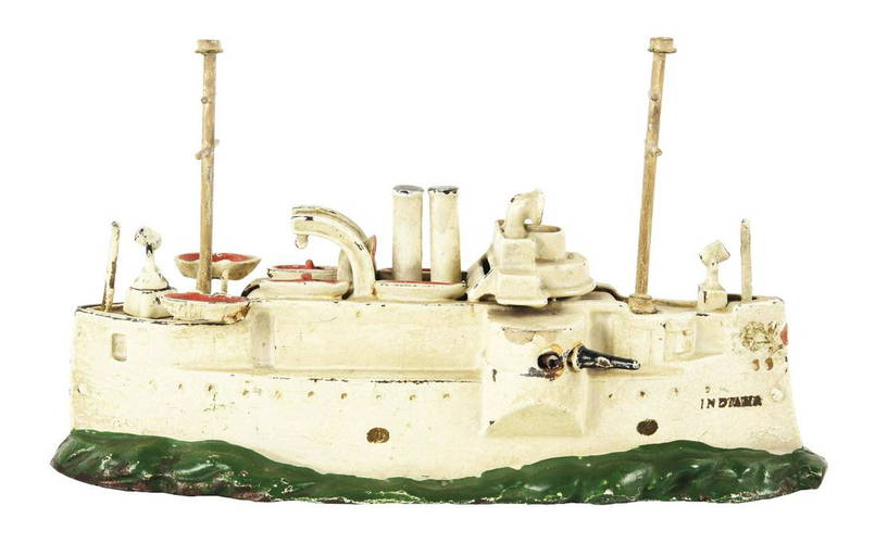 INDIANA CAST IRON BATTLESHIP BANK. (#2078) on Feb 02, 2023 | Dan Morphy ...