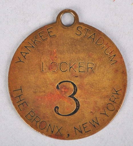 Original Babe Ruth Brass Locker Tag. - Dec 17, 2011 | Dan Morphy ...