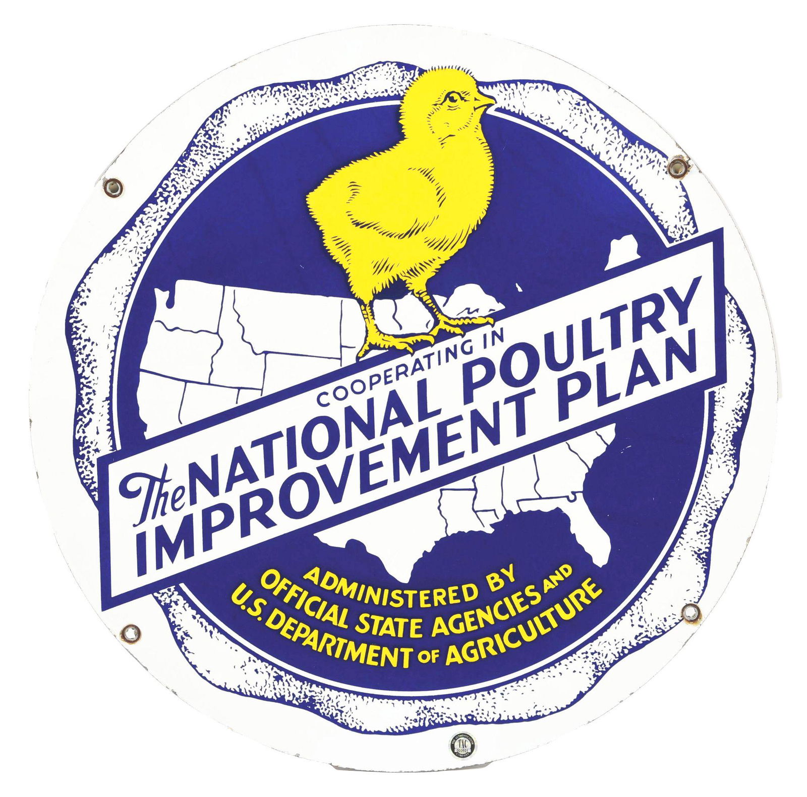 UNIQUE NATIONAL POULTRY IMPROVEMENT PLAN W/ UNITED STATES & CHICK ...