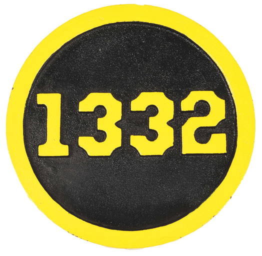 PRR STEAM LOCOMOTIVE NUMBER PLATE. (#3015) on Mar 23, 2023 | Dan Morphy ...