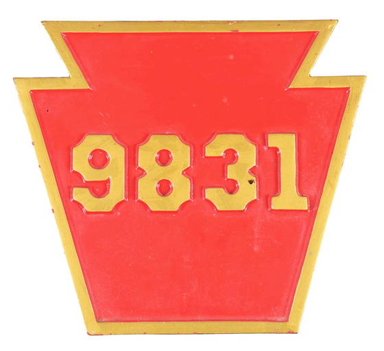 PRR STEAM LOCOMOTIVE NUMBER PLATE. (#3191) on Mar 23, 2023 | Dan Morphy ...