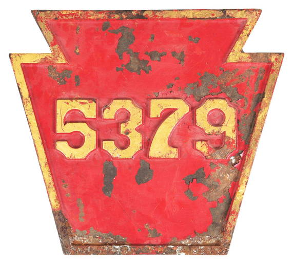Prr Locomotive Number Plate.