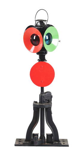 Railroad Switch Stand.