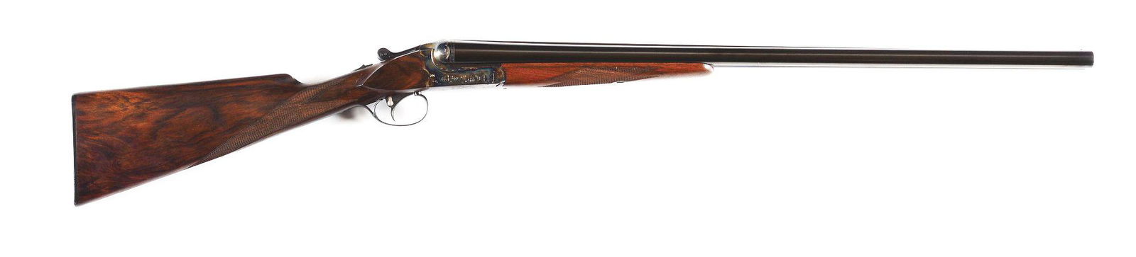 (m) Merkel 47e 12 Gauge Side By Side Shotgun With Box.