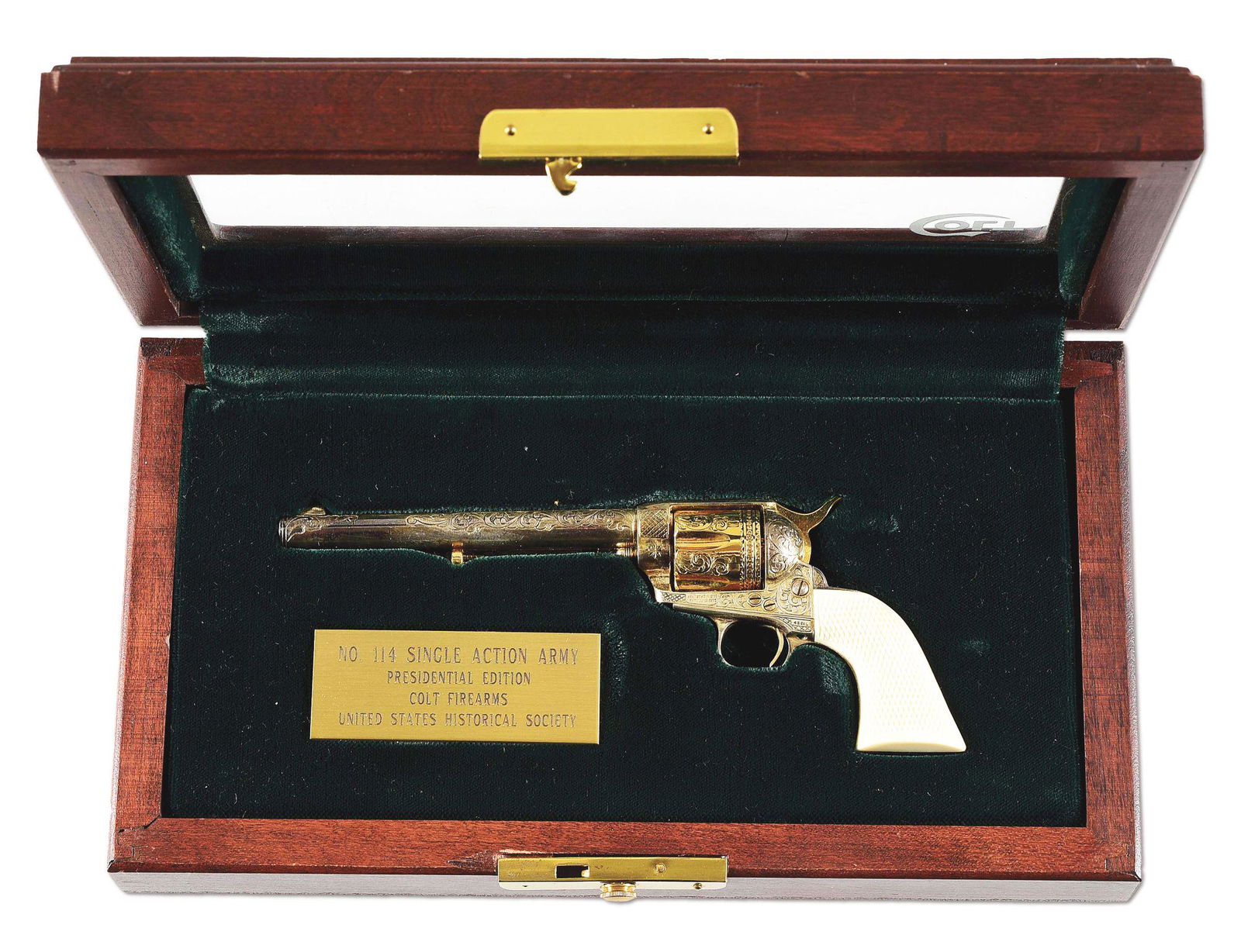 Uberti Miniature Cased Colt Single Action Army Revolver