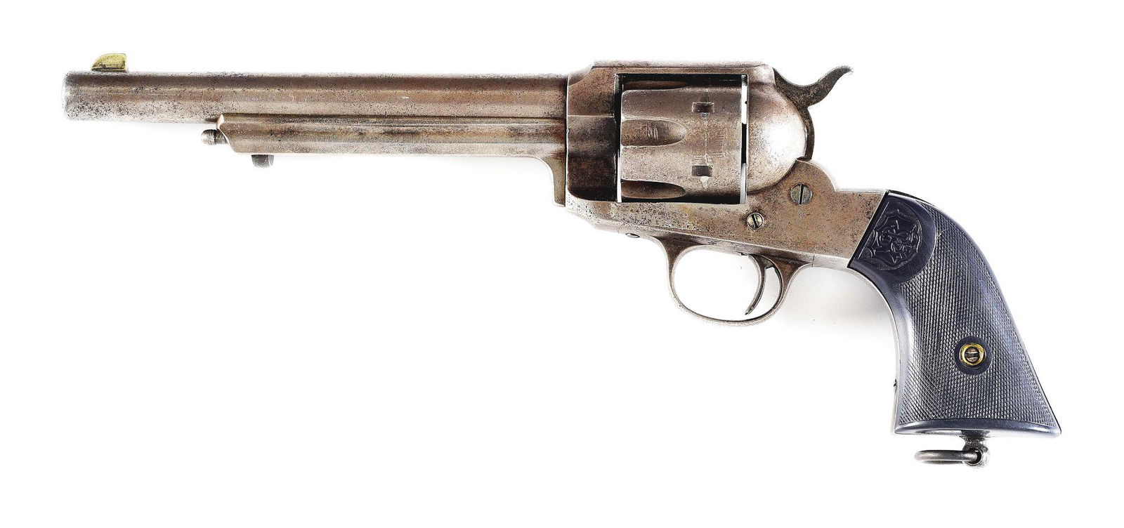 (a) Remington Model 1890 Single Action Revolver.