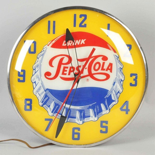 10: Pepsi-Cola Electric Light--Up Clock.