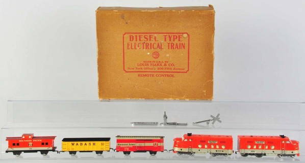 Tin Marx Southern Pacific Electric Train Set.