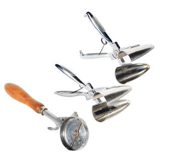 C. 1909 Very Rare Cone Shaped Bowl Ice Cream Scoop