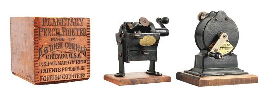 Enameled Cast Iron Lakeside Pencil Sharpener.