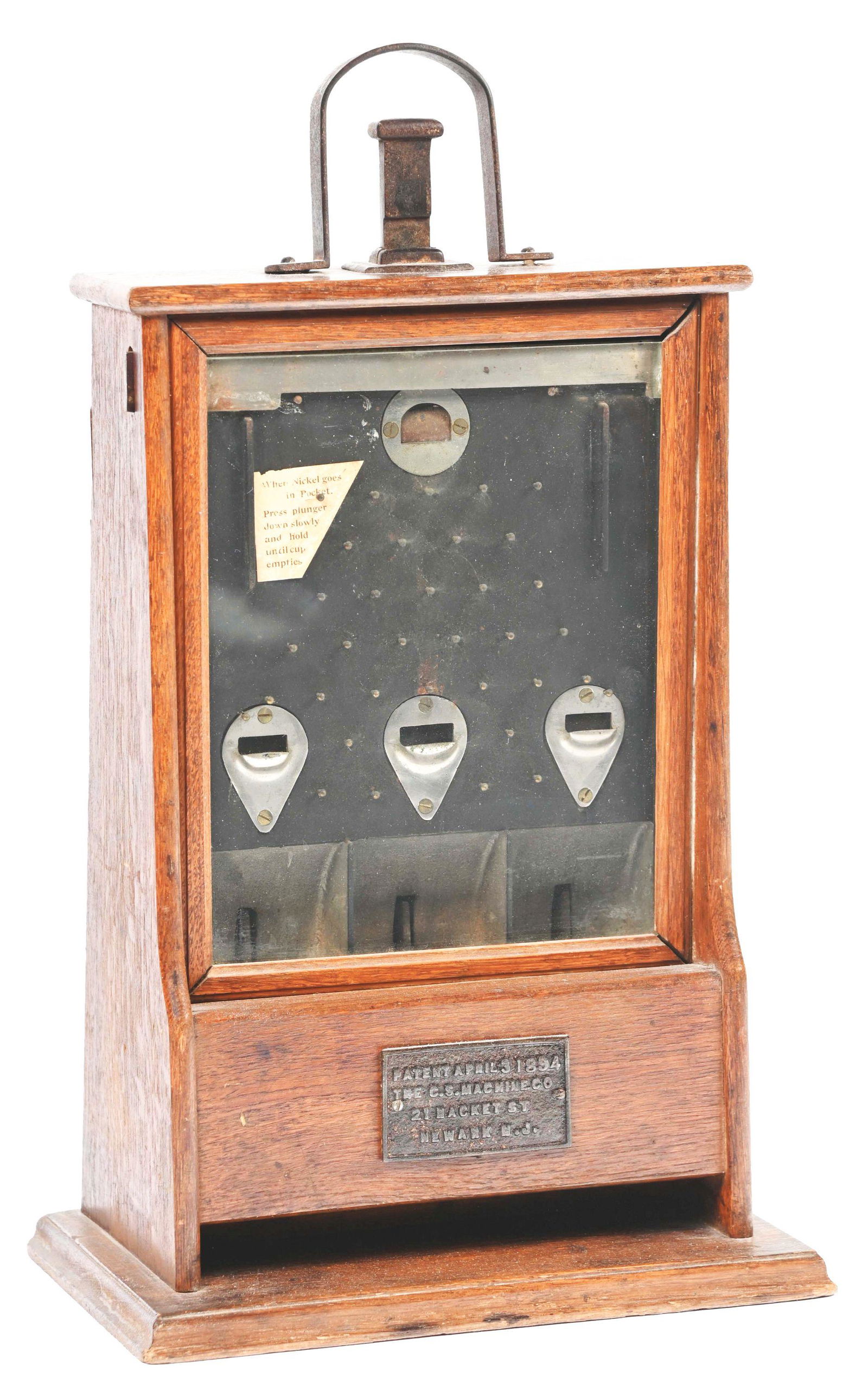 5¢ Clawson Triple Jackpot Coin Drop Trade Stimulator.