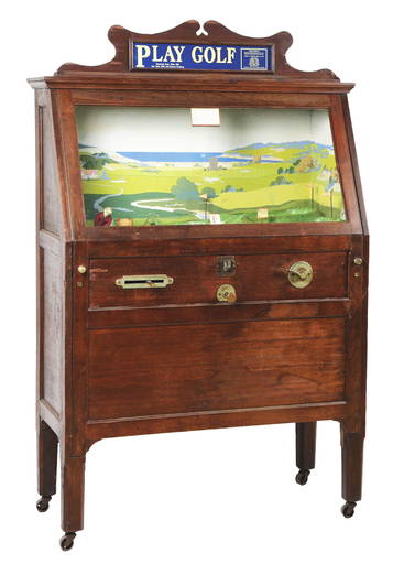 5¢ Chester Pollard Play Golf Arcade Machine.