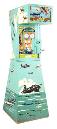 5¢ Bally Undersea Raider Submarine Arcade Game.