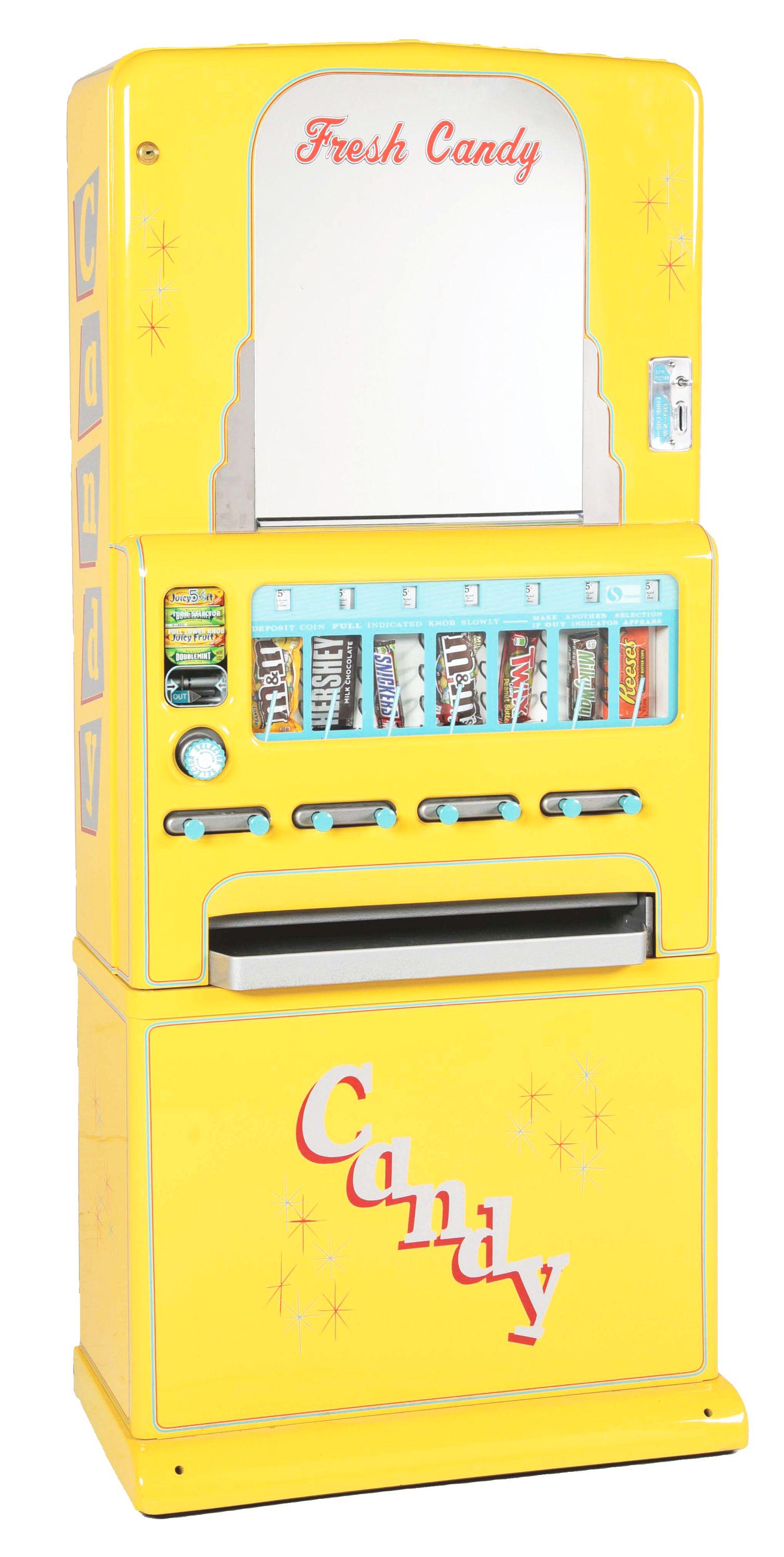 5¢ STONER MFG. CO. RESTORED CANDY MACHINE. (#3184) on Apr 22, 2023 ...