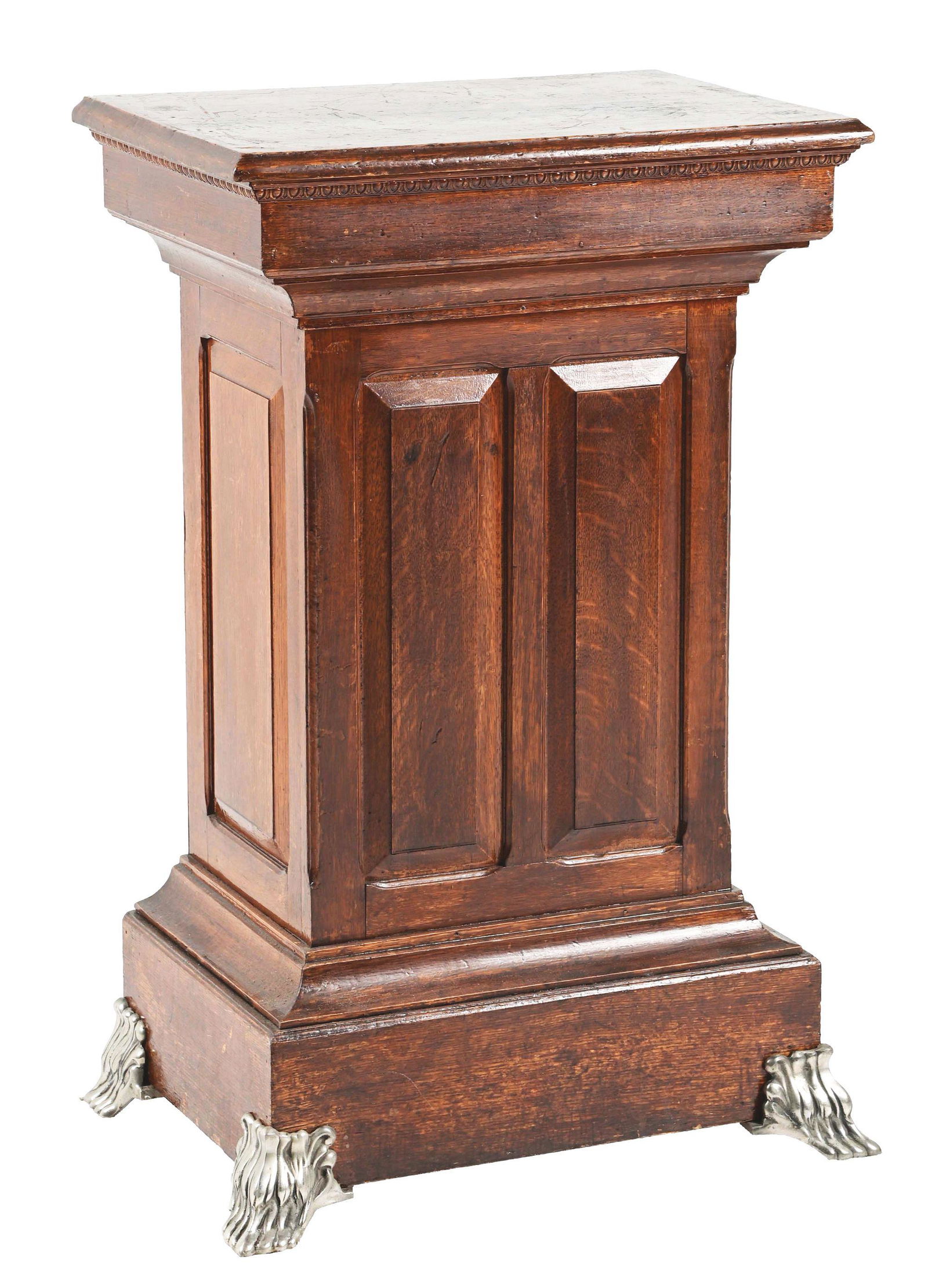 Wooden Slot Machine Or Coin Op Stand.