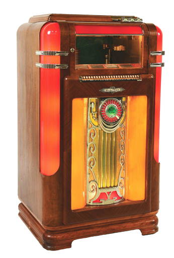 Wurlitzer Model 600 Jukebox.