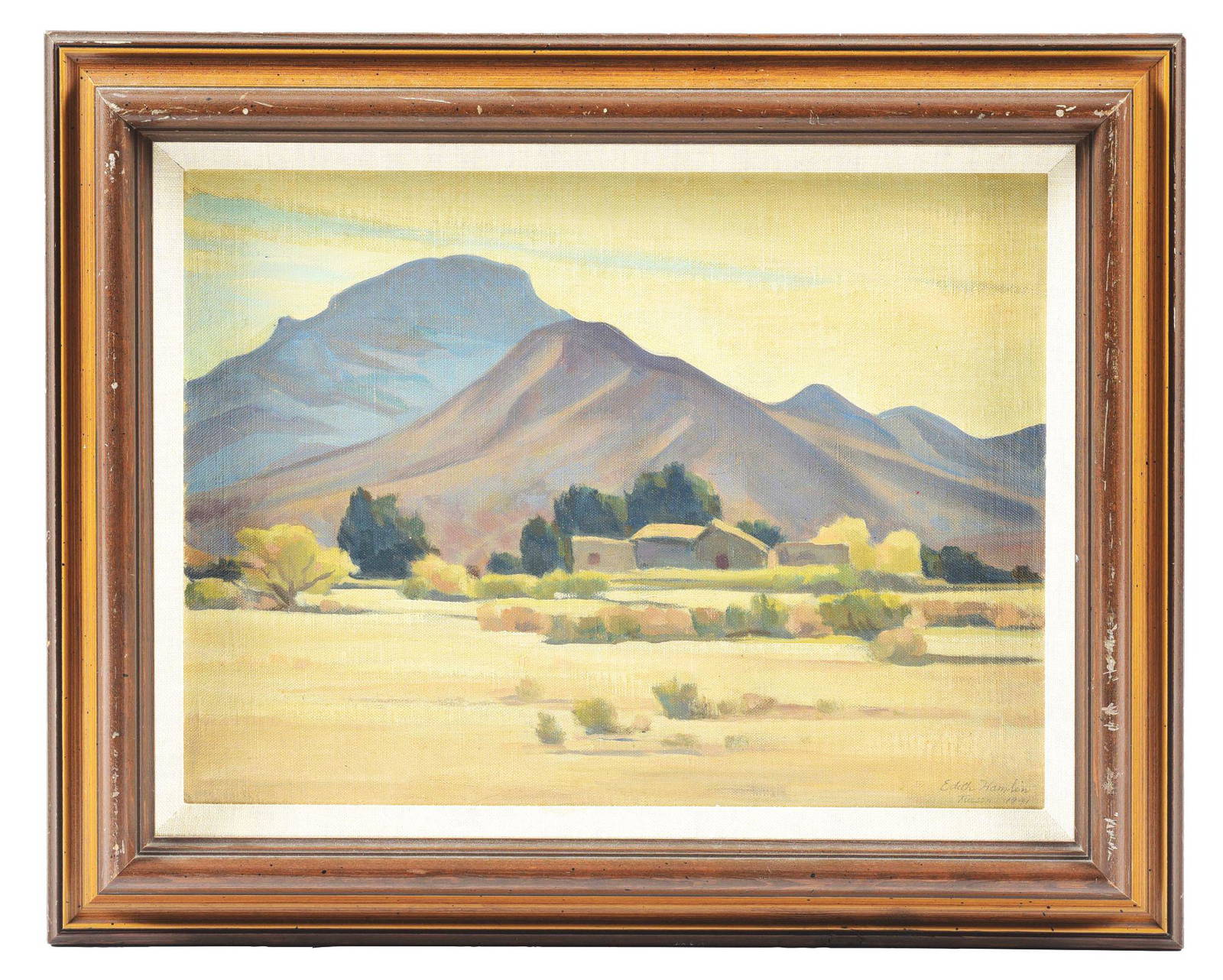 Edith Anne Hamlin (american, 1902-1992) "picacho-prieto". Auction