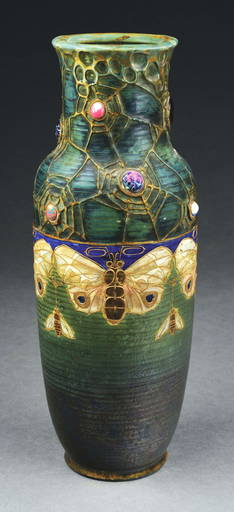 Amphora Semiramis Butterfly & Moth Vase.