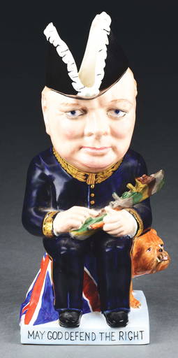 1941 Prime Minister Winston Churchill Wilkinson Toby Jug.