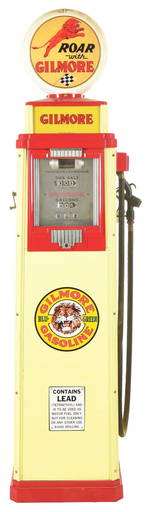 Bennett Model #76 Gas Pump Restored In Gilmore Gasoline.