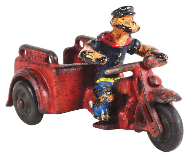 Hubely Popeye Spinach Trike Motorcycle.