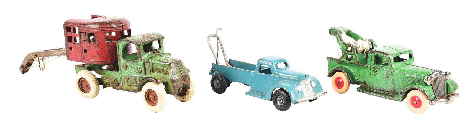 Lot Of 3: Cast Iron Trucks.