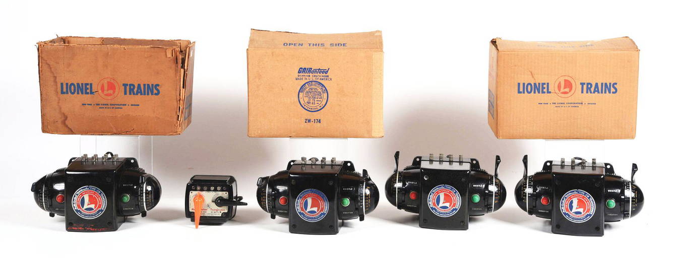 Lot Of 5: Boxed Lionel Trains Transformers.