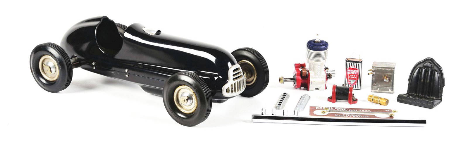 1947 Unbuilt Reuhl Tether Car W/ Mccoy .49 Engine.