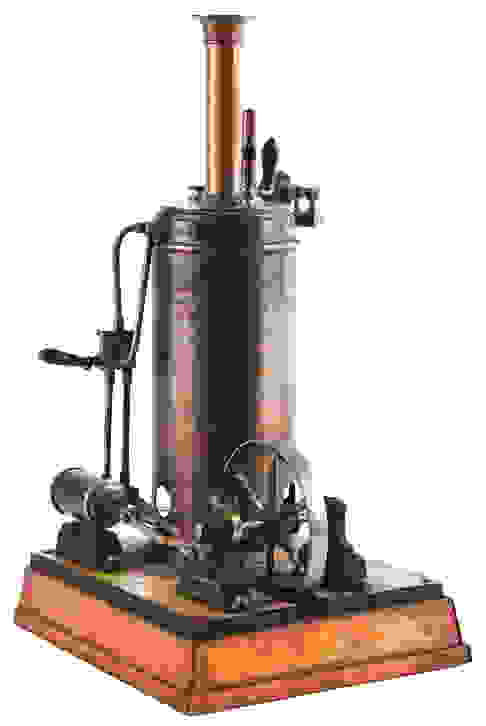 Schoenner 1902 Standing Steam Engine. Auction