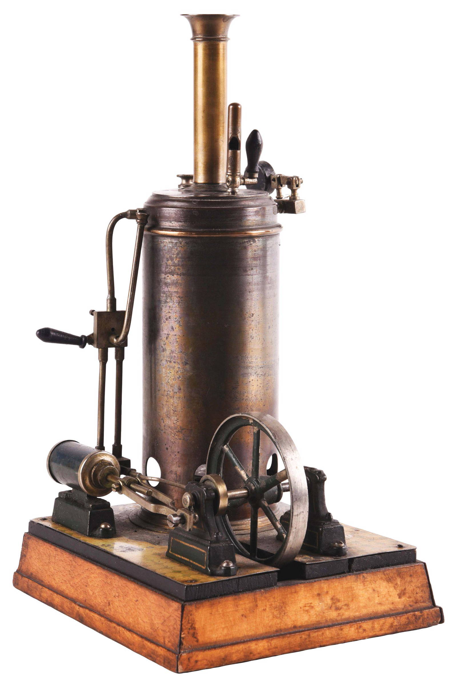 Schoenner 1902 Standing Steam Engine. Auction