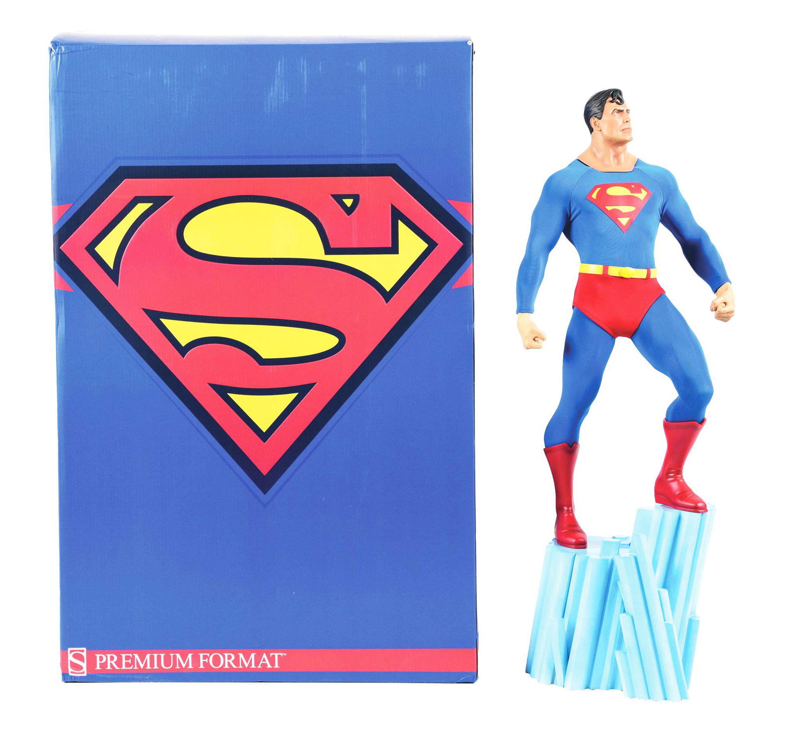 Contemporary Sideshow Collectibles Superman Figure In Original Box. Auction