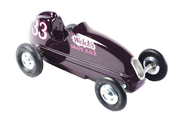 #33 Purple Welch's Grape Juice Tether Car.