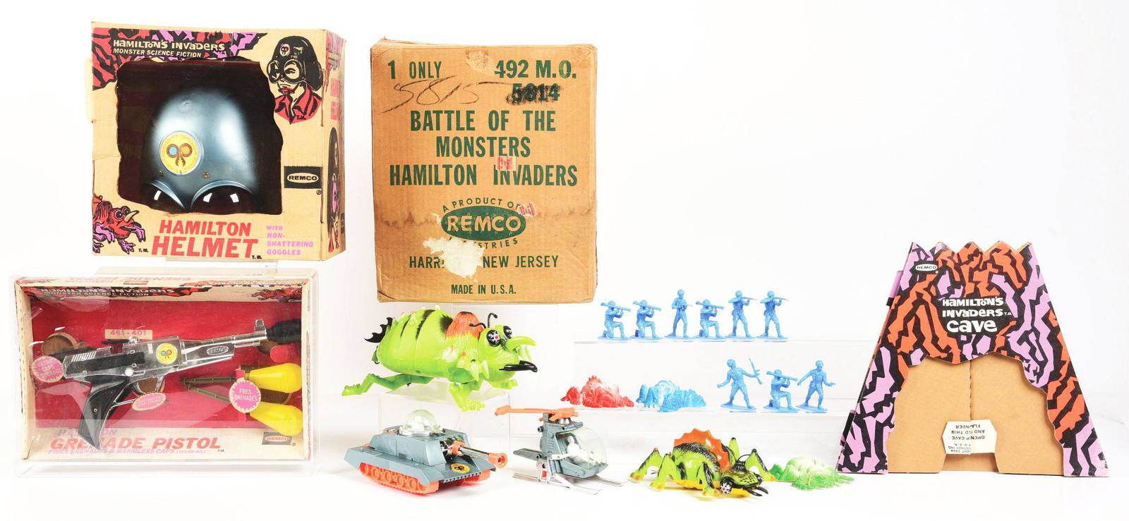 Very Nice Lot Of 1960s Hamilton's Invaders Monster Science Fiction ...