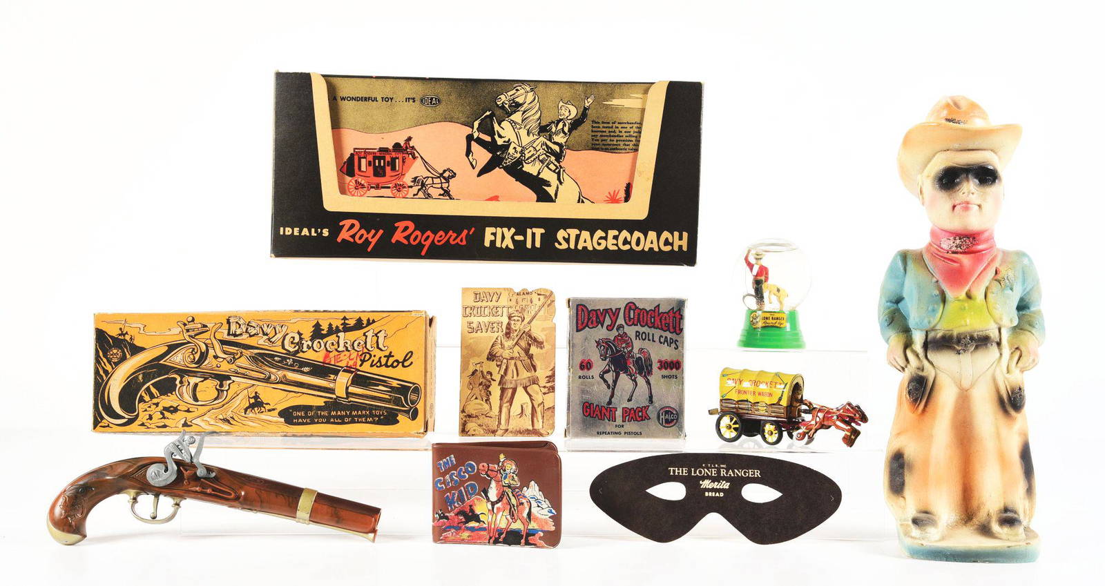 Lot Of 9: Various Vintage Western Items. Auction