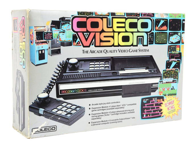 Colecovision Arcade Quality Video Game System Sealed In Original Box.