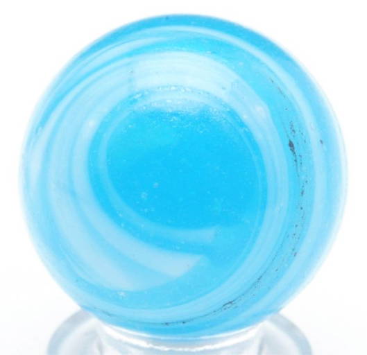 Leighton Aqua Glass Transitional Marble.