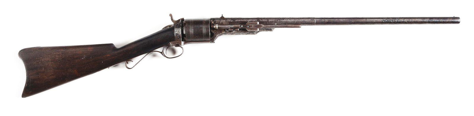 (a) Rare Colt Model 1839 Paterson Revolving Carbine. Auction