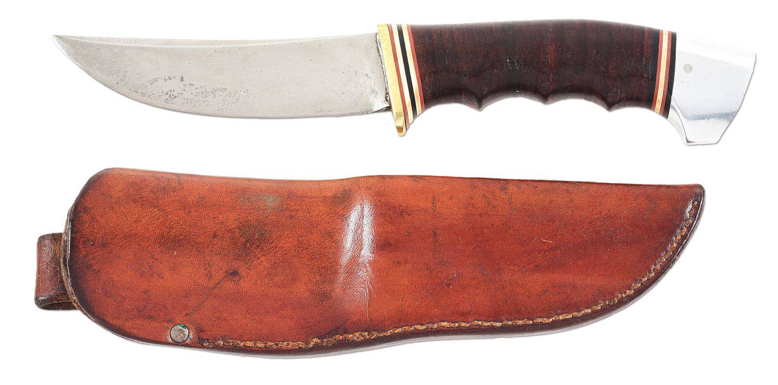 Bob Loveless "delaware Maid" Inscribed Knife In Sheath. Auction