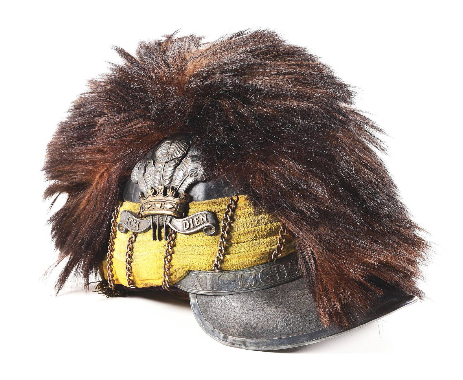 Rare British 12th Light Dragoons Tarleton Helmet. Auction