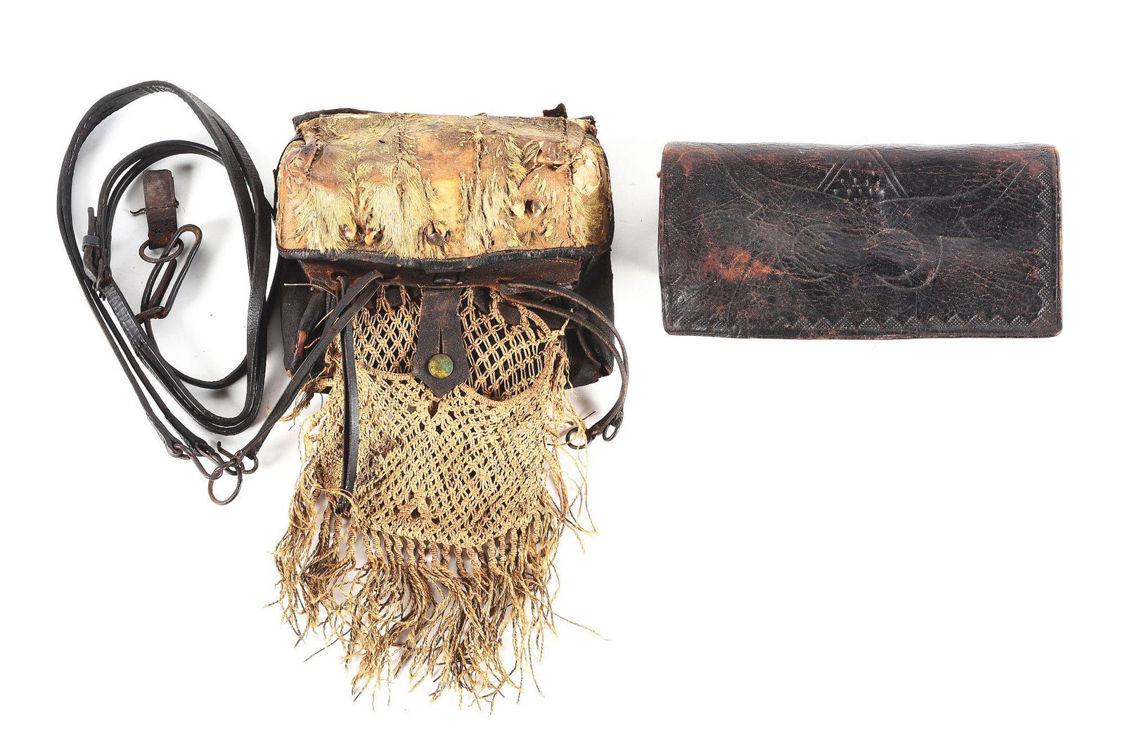 Lot Of 2: Late 18th-early 19th Century Cartridge Boxes. Auction