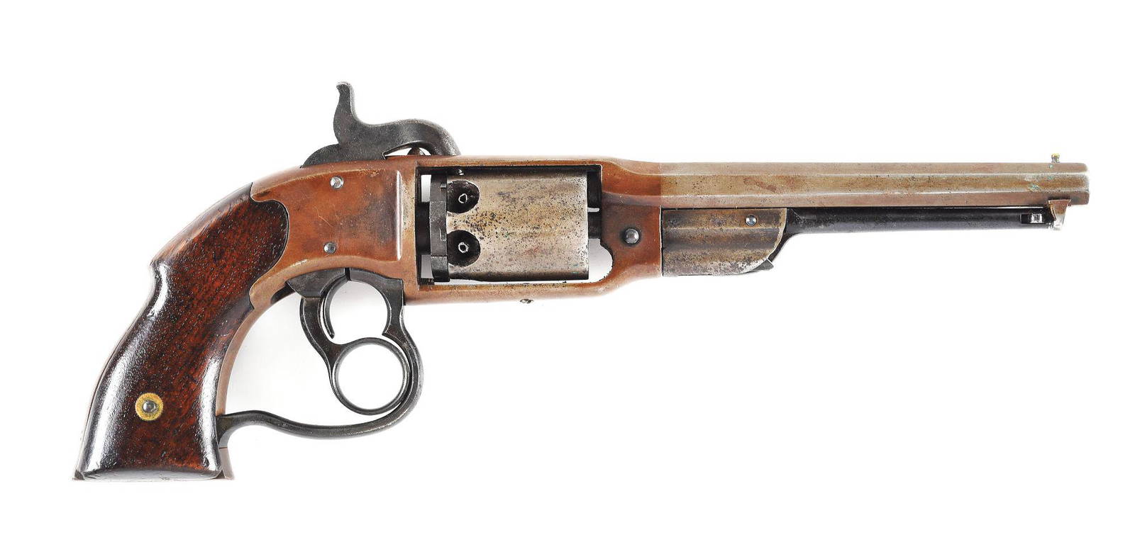 (a) Savage Figure 8 Navy Percussion Revolver. Auction
