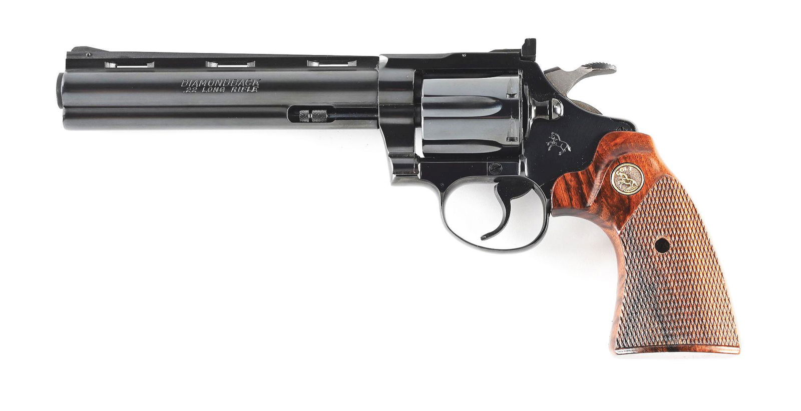 (m) Colt Diamondback .22 Lr Double Action Revolver (1982).