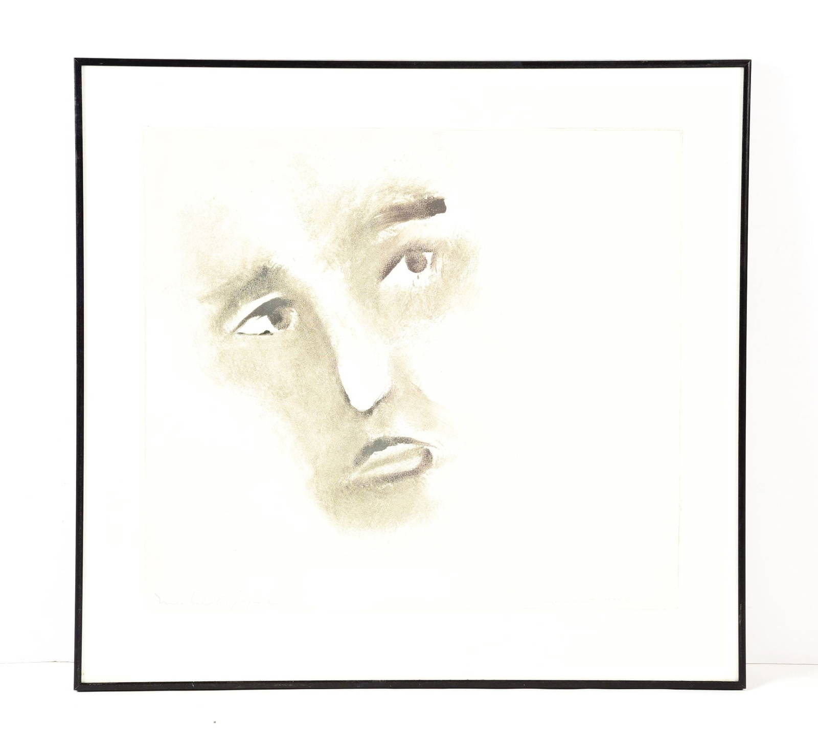 Portrait Mono Print. Auction