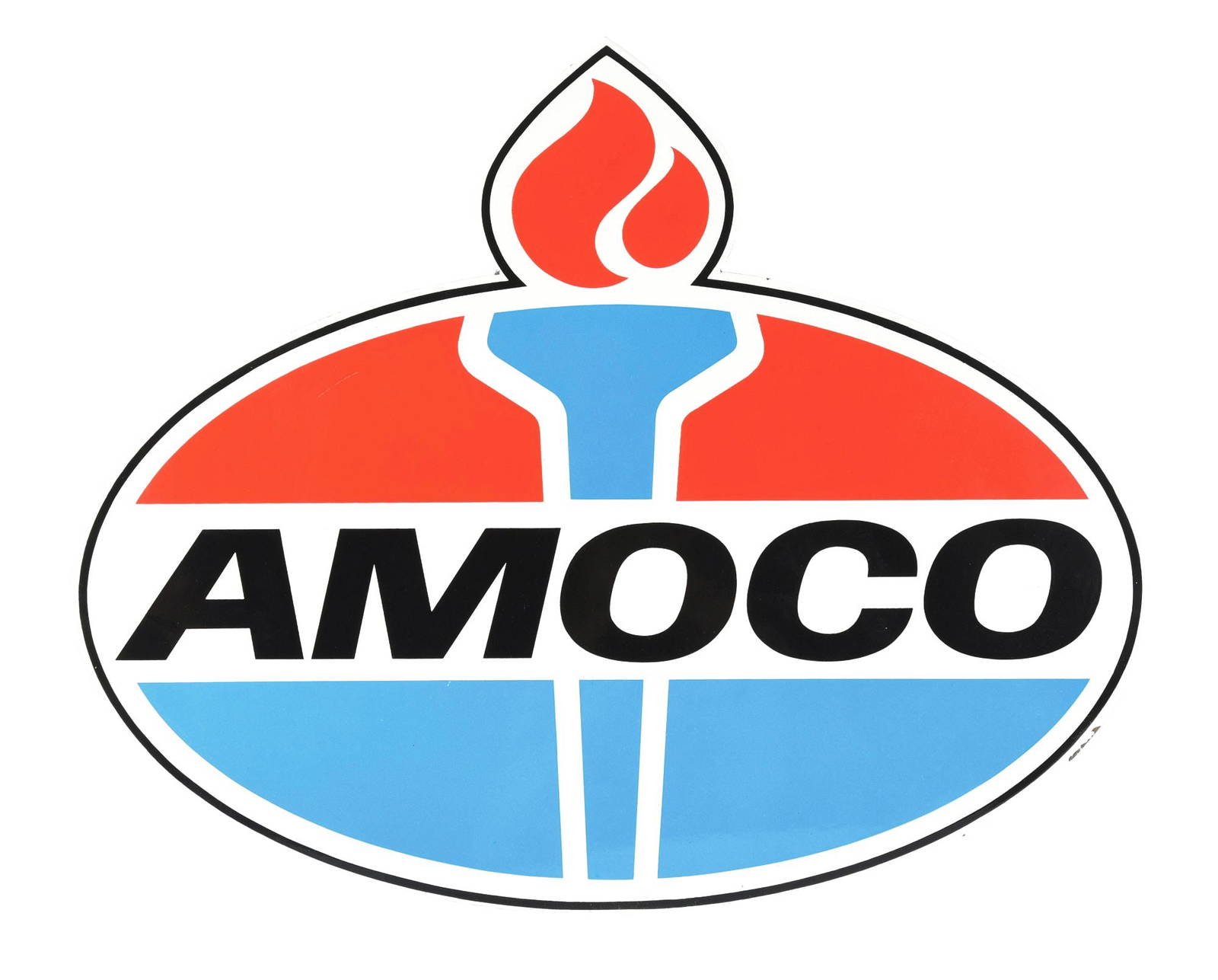 Rare Amoco Gasoline Porcelain Service Station Sign. Auction